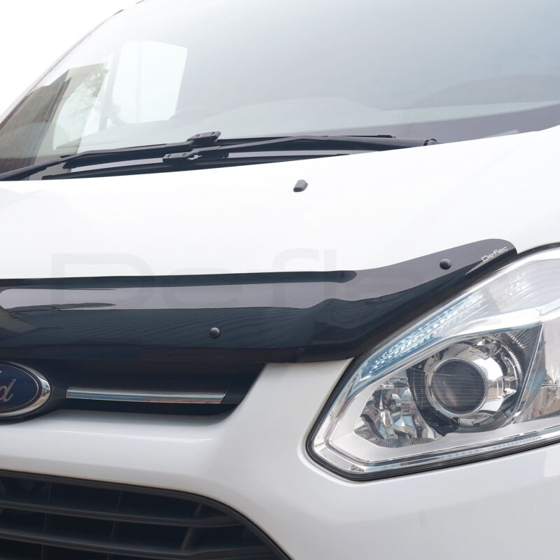 Ford Transit Custom 2012-2017 Deflec Bonnet Deflector – Gloss Black ...
